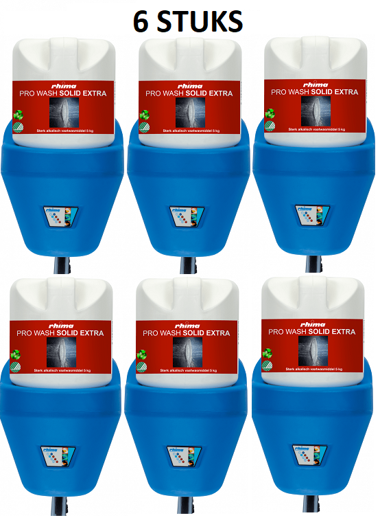 Rhima Pro Wash Solid Extra - 40000017 - Container 2 x 5 kg - Beuk Horeca